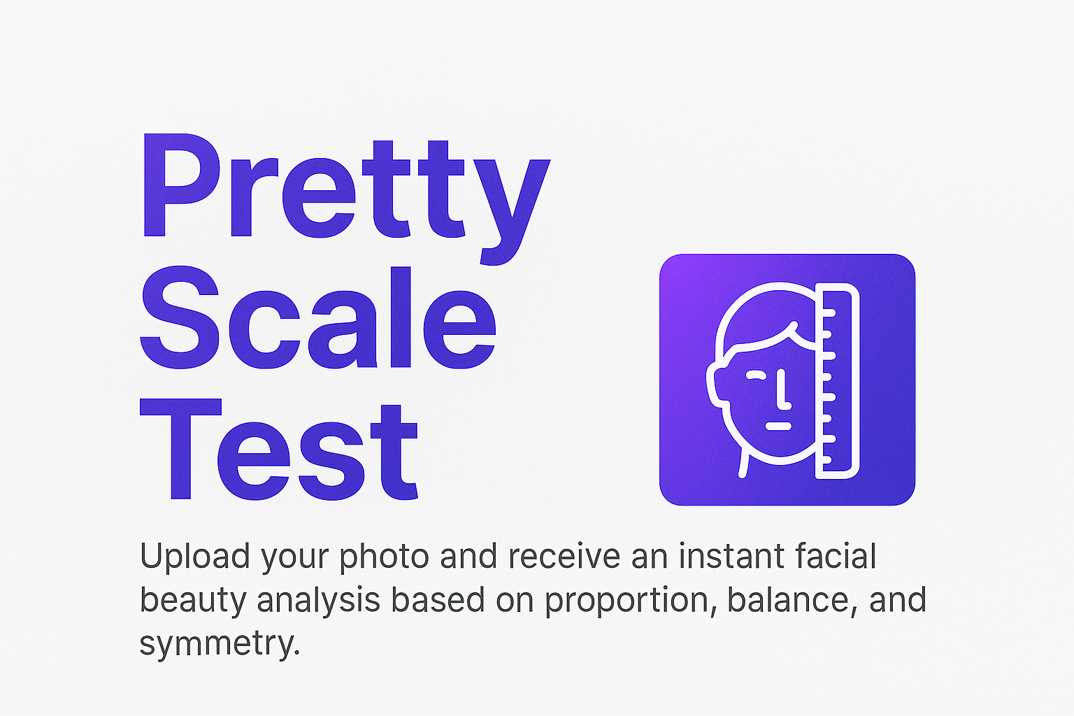 Pretty Scale - AI Attractiveness Test